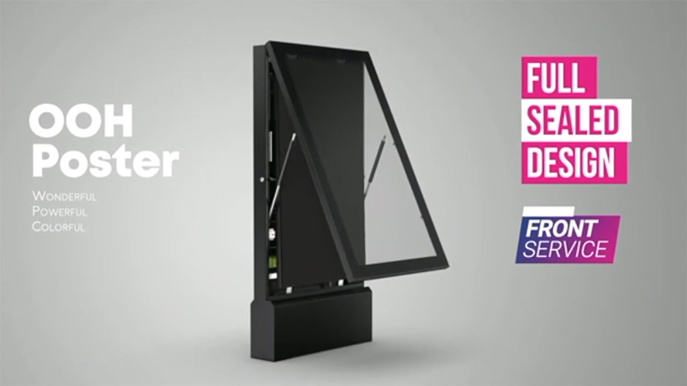 OOH Poster new entry in our line up! | VIDEOMOBILE